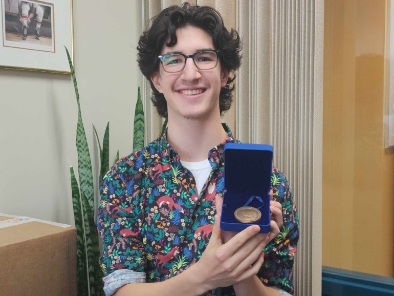 Evan Lloyd receives Governor General's medal - StrathmoreNow.com - Local news, Weather, Sports ...